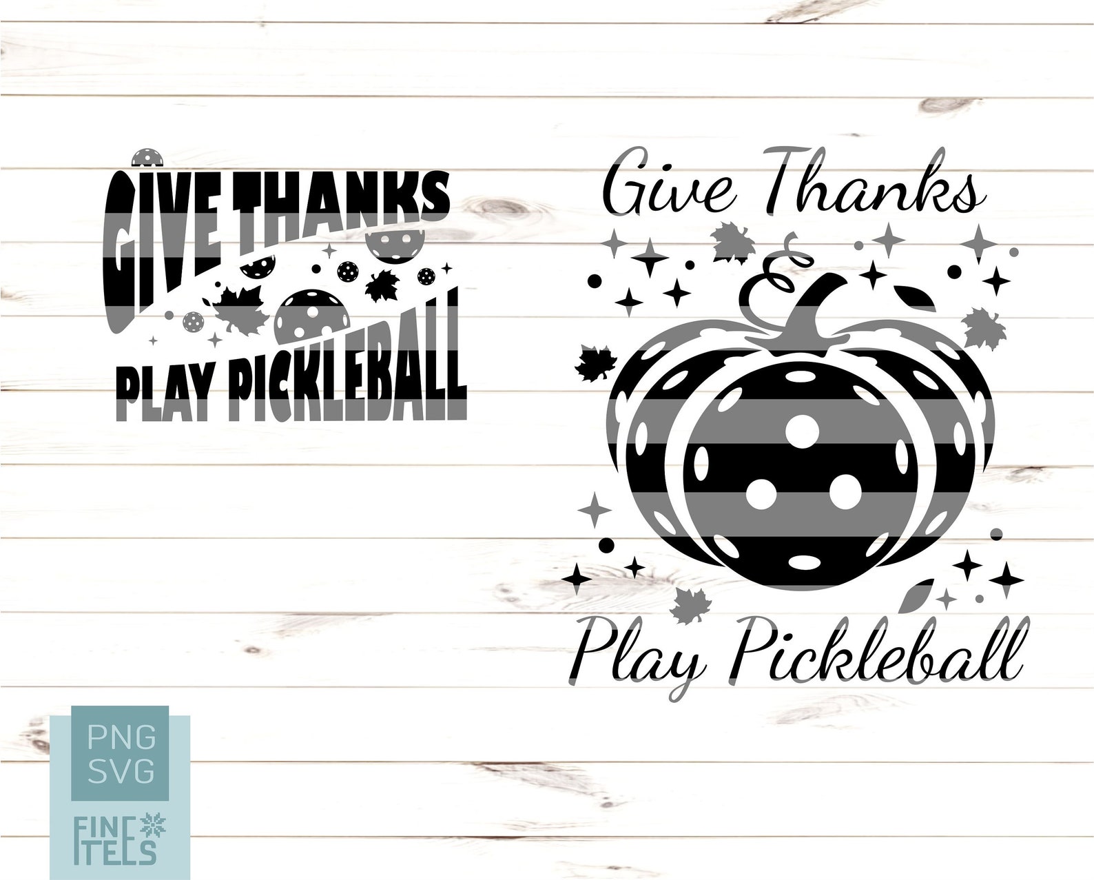 Pickleball Svg Png 2 Designs for Thanksgiving Pickleball - Etsy