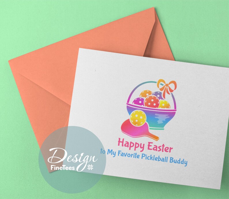 Pickleball Easter Basket Png, Svg | Greeting Card Design | Digital ...