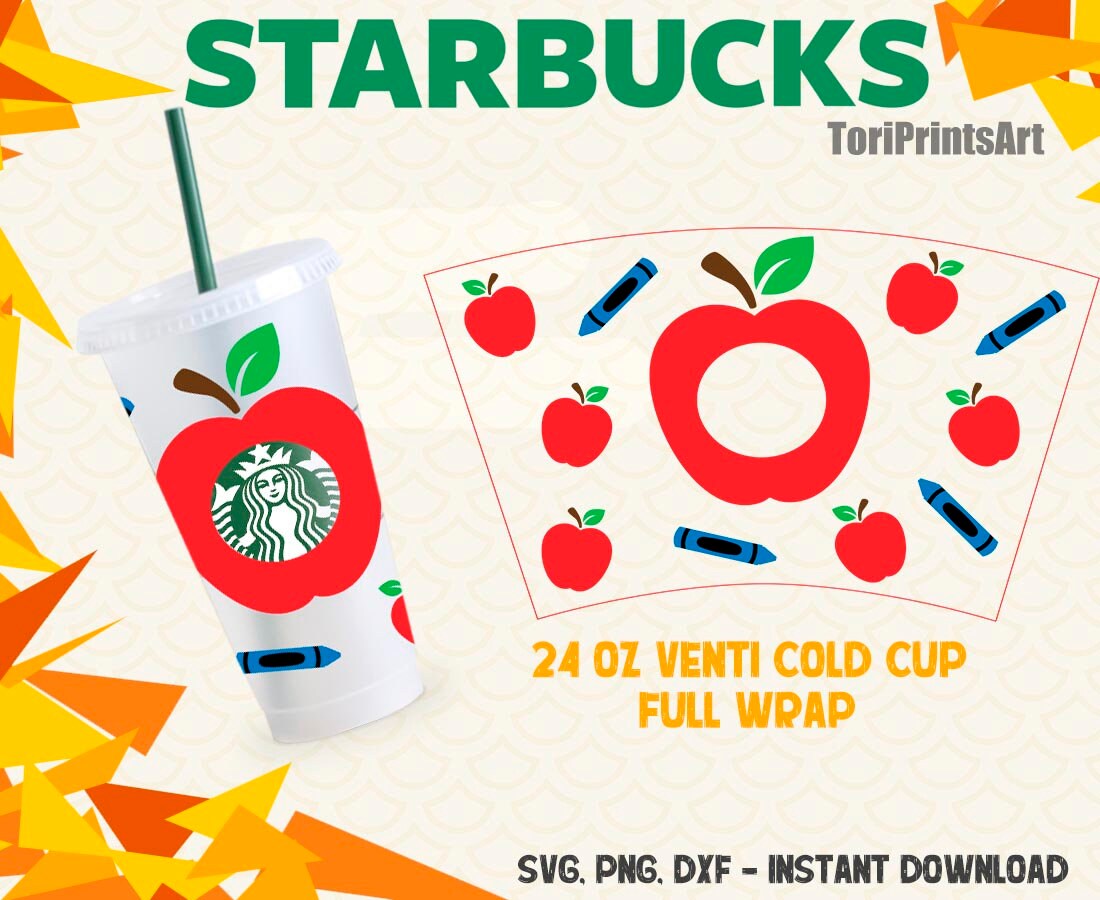 Drawing & Illustration Digital Teacher Love Inspire Starbucks Cup Svg ...