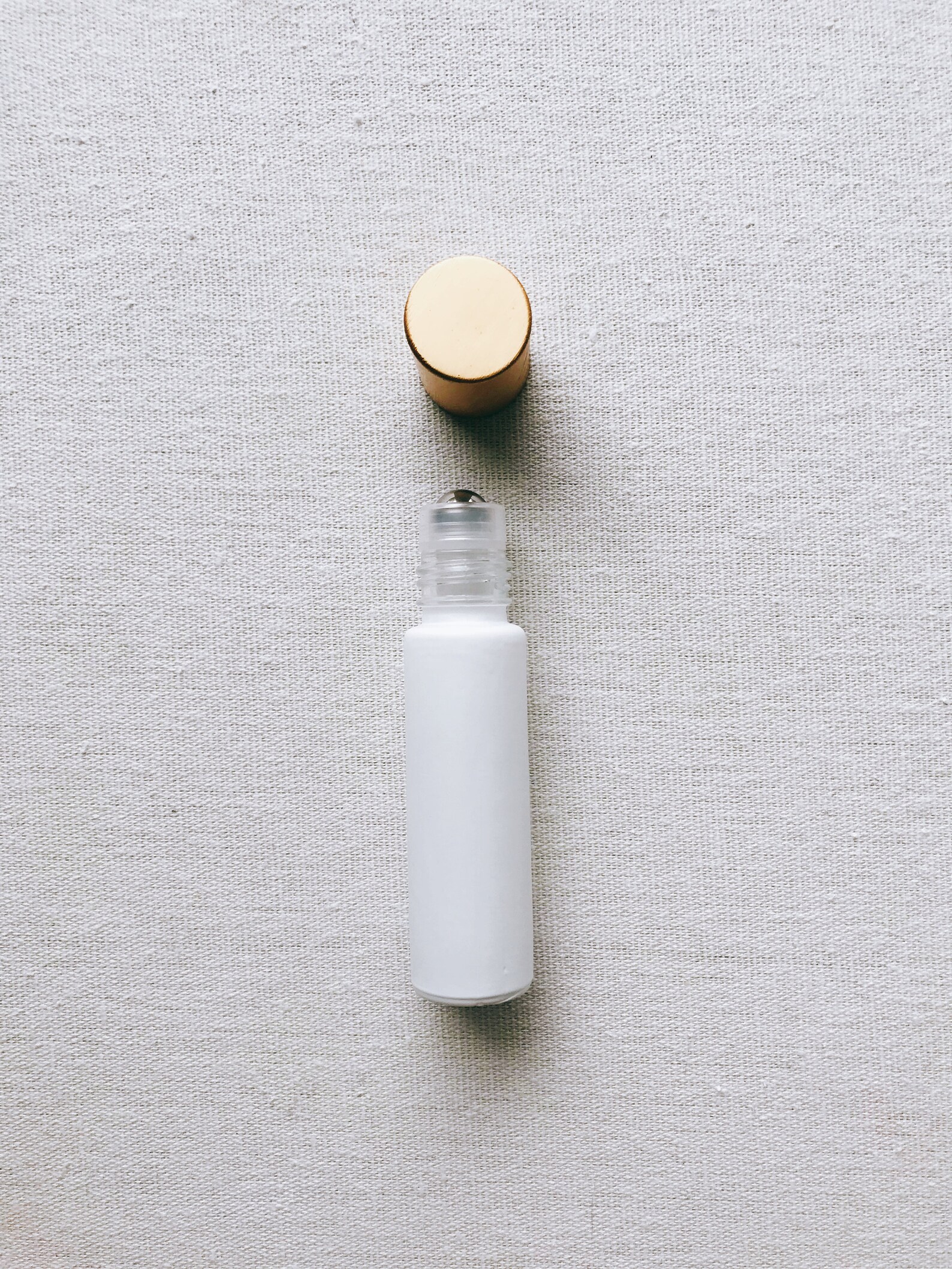 10ml Clear + MATTE Collection Glass Bottle | Stainless Steel Roller ...