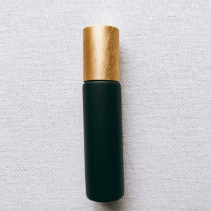 10ml Clear + MATTE Collection Glass Bottle | Stainless Steel Roller ...