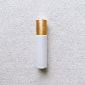 10ml Clear + MATTE Collection Glass Bottle | Stainless Steel Roller ...