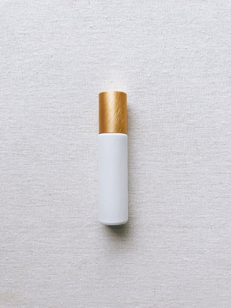 10ml Clear + MATTE Collection Glass Bottle | Stainless Steel Roller ...