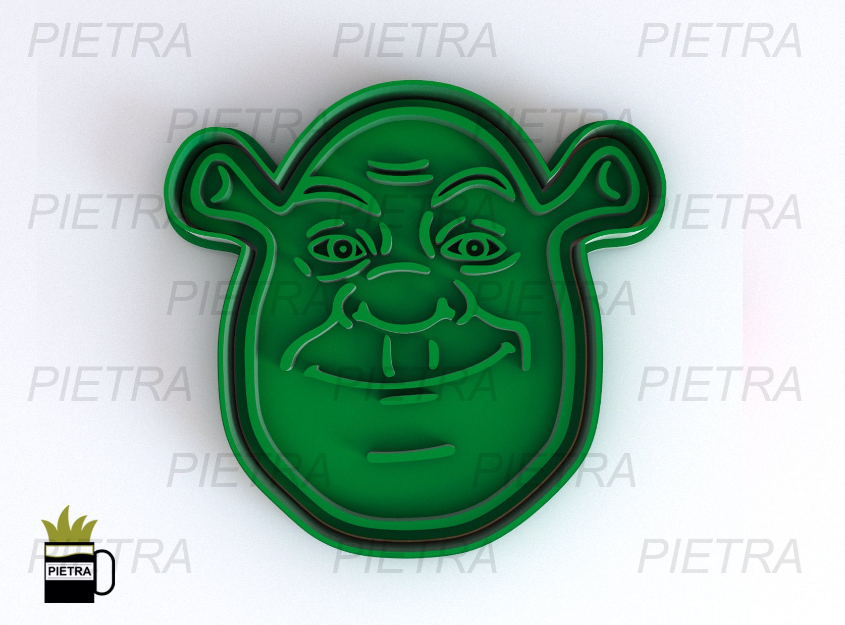 Cookie Cutter Shrek Fondant Multi Use Cutter With Separate - Etsy