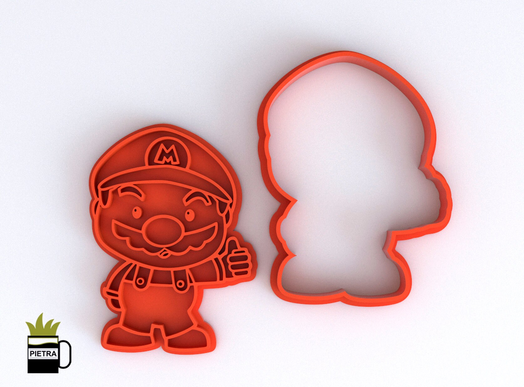 Cookie Cutter Mario Bross Fondant Multi Use Cutter With | Etsy