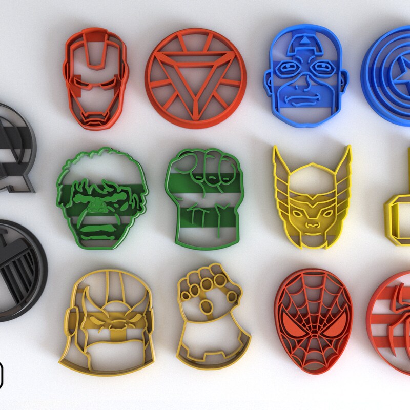 Super Hero Cookie Cutters - Etsy