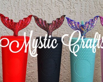 Mermaid Straw Topper - Etsy