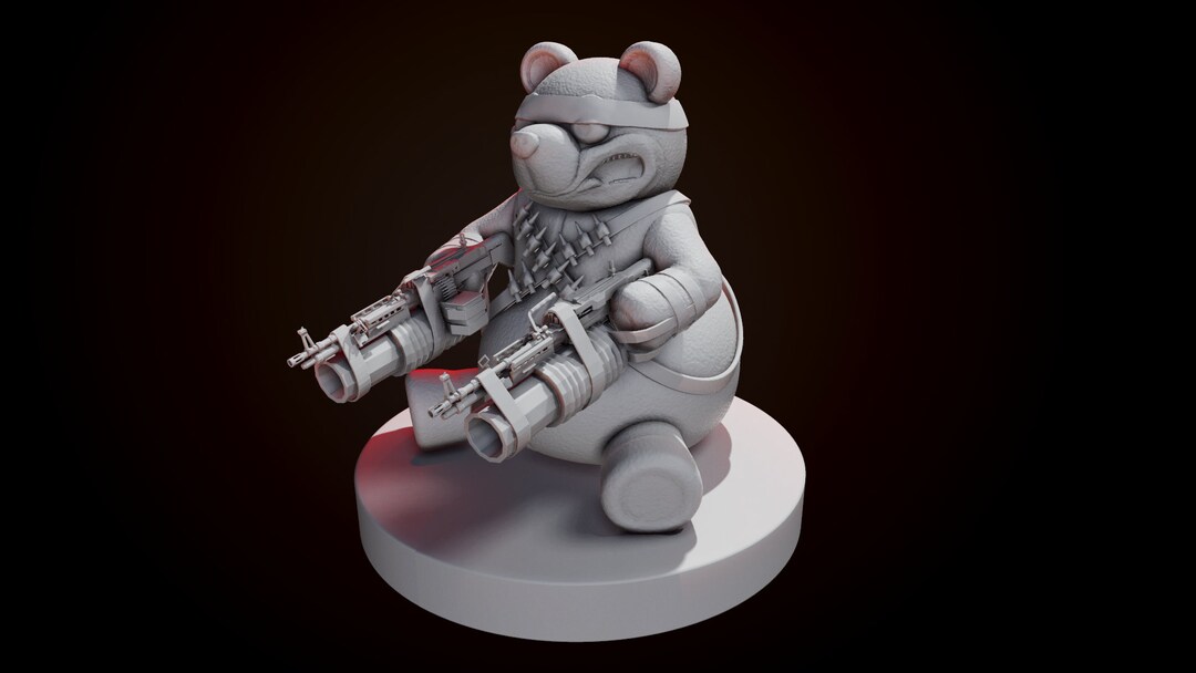 Freedom Bear Deadrising 3D Figure - Etsy