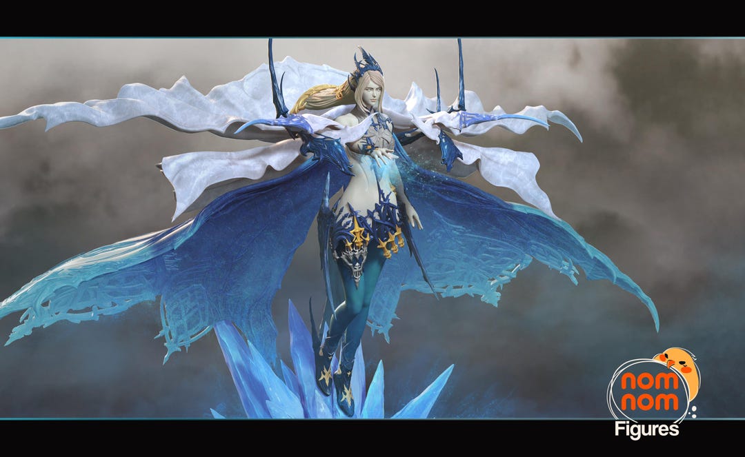 Shiva Final Fantasy XVI Nomnom Figure Resin Printed - Etsy