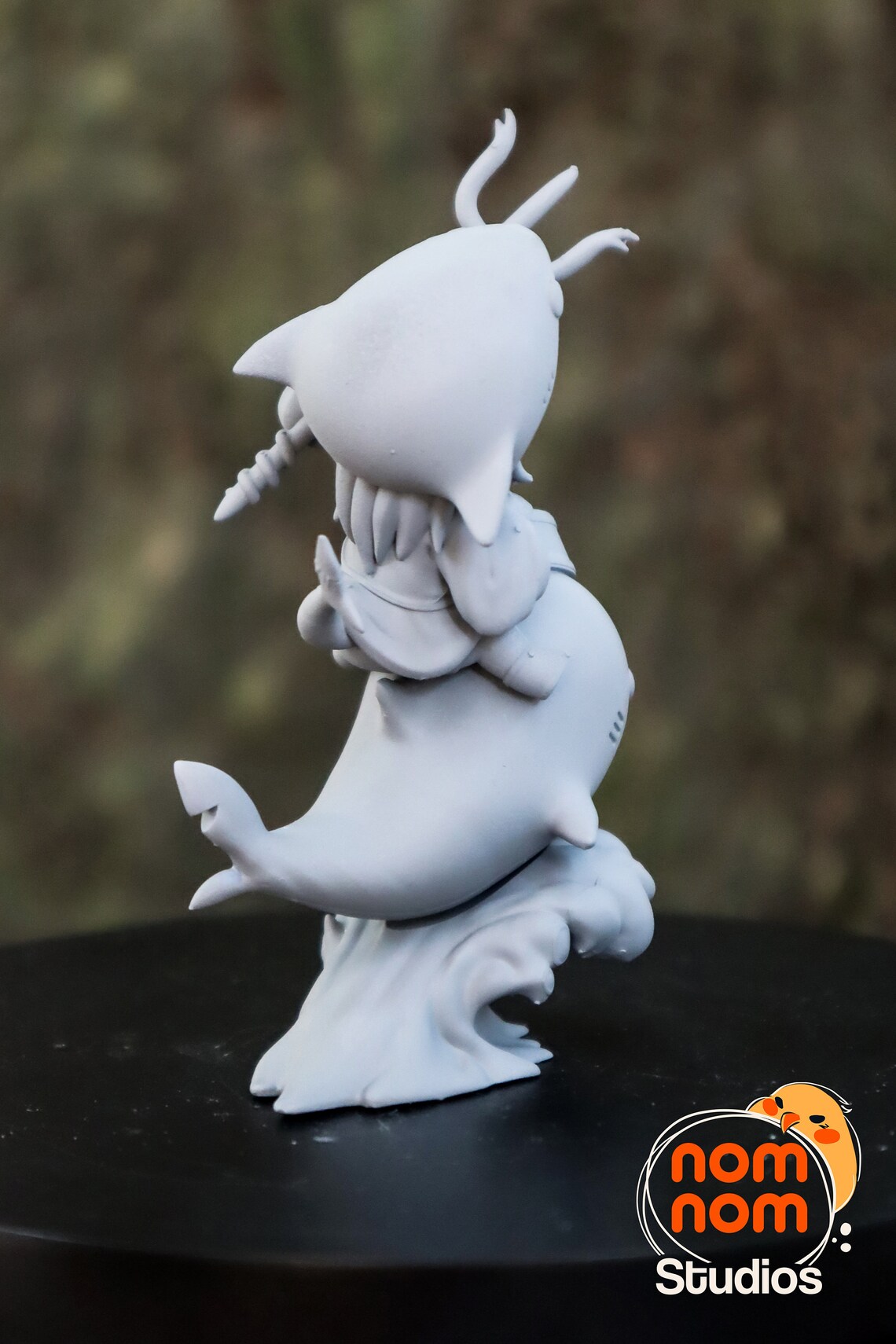 Gawr Gura Chibi Nomnom Figure Resin Printed - Etsy