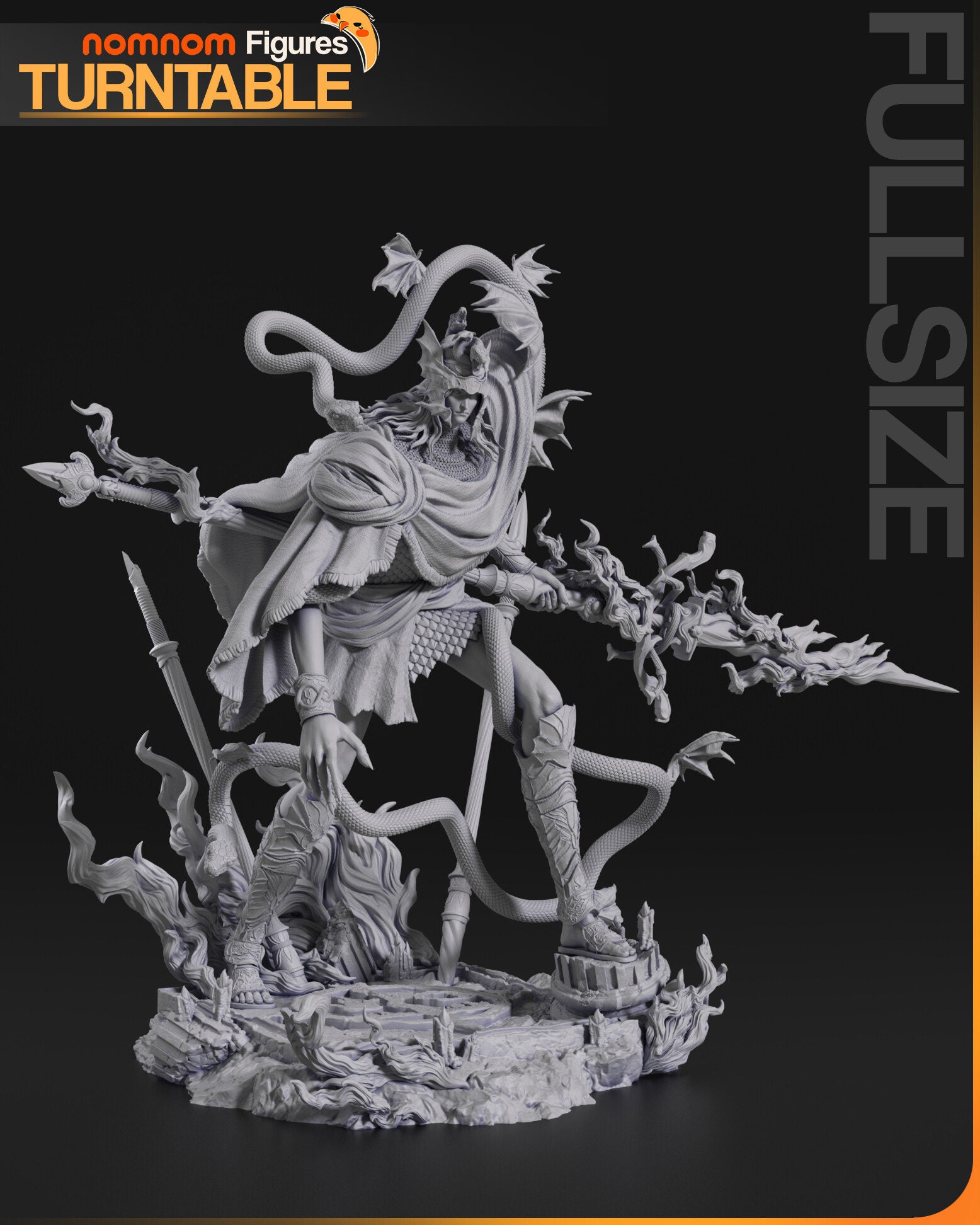 Messmer the Impaler Elden Ring Nomnom Figure Resin Printed - Etsy
