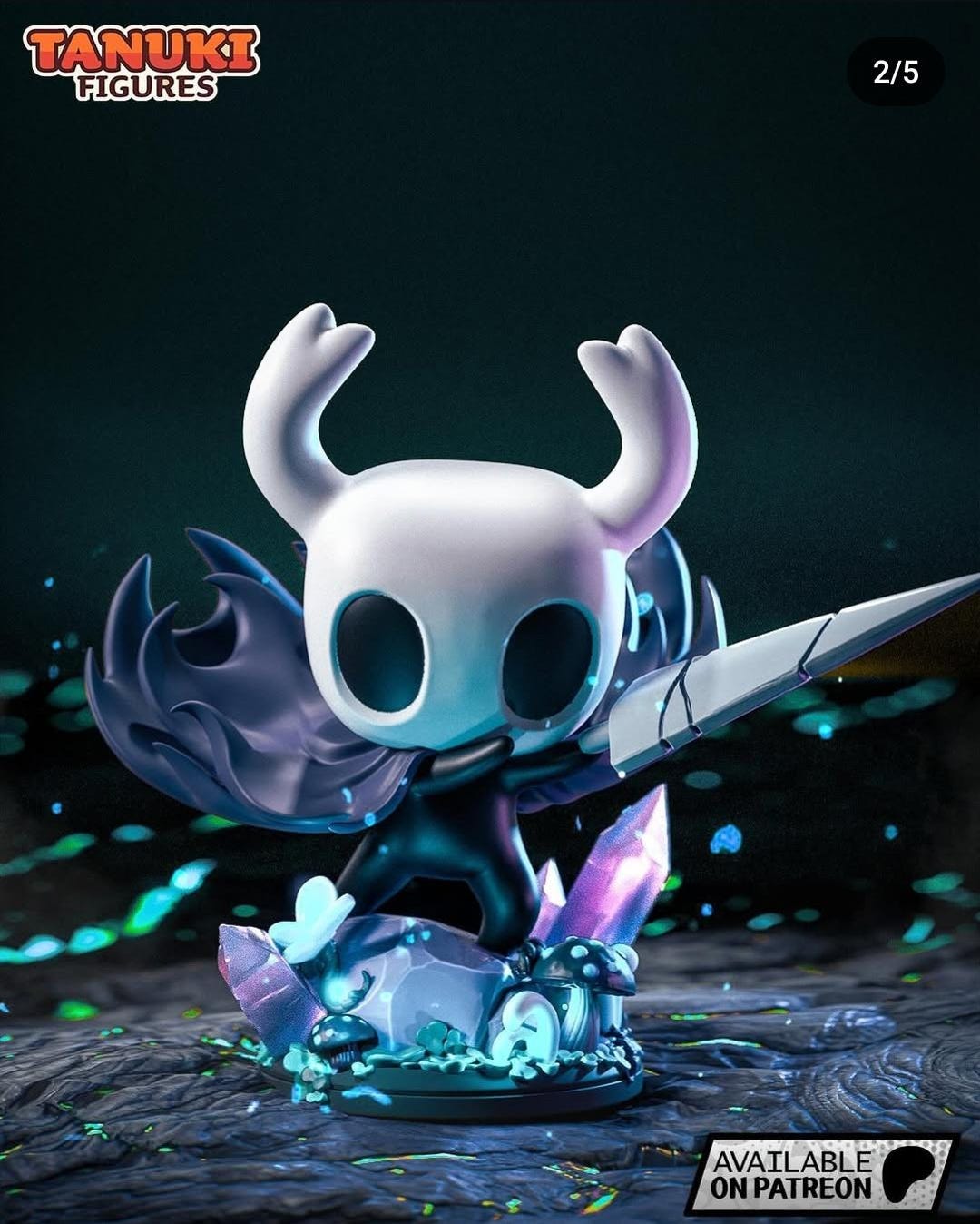 Hollow Knight Tanuki Figure Resin Printed - Etsy