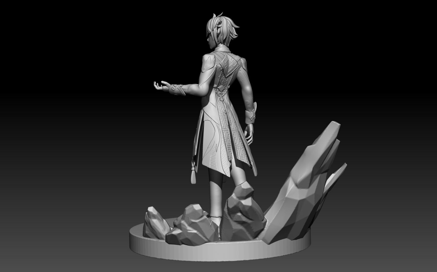 Zhongli Genshin Impact Imrimé 3D - Etsy Australia