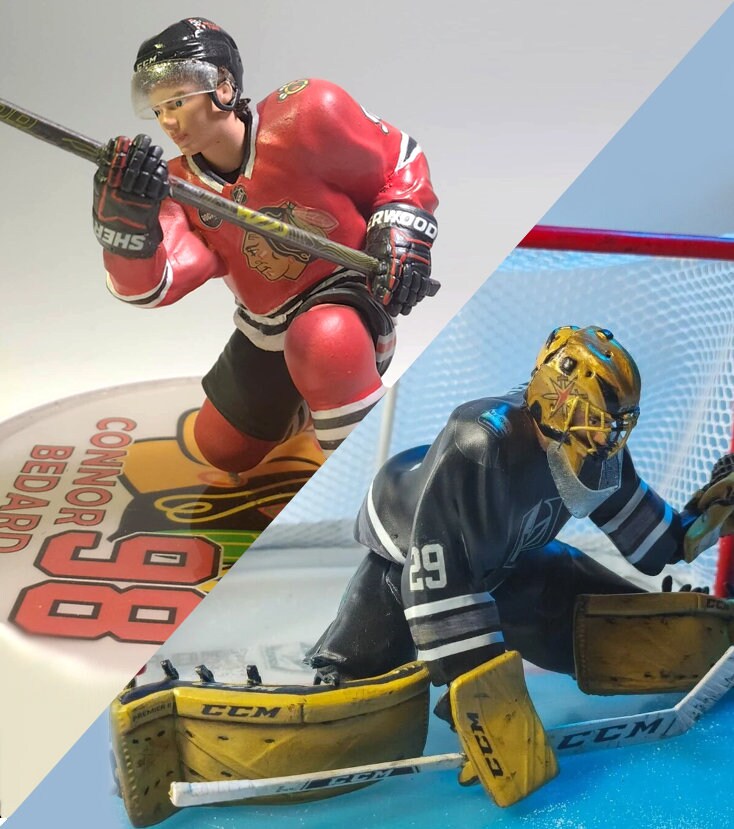 3D Printed Hockey Figures - Etsy