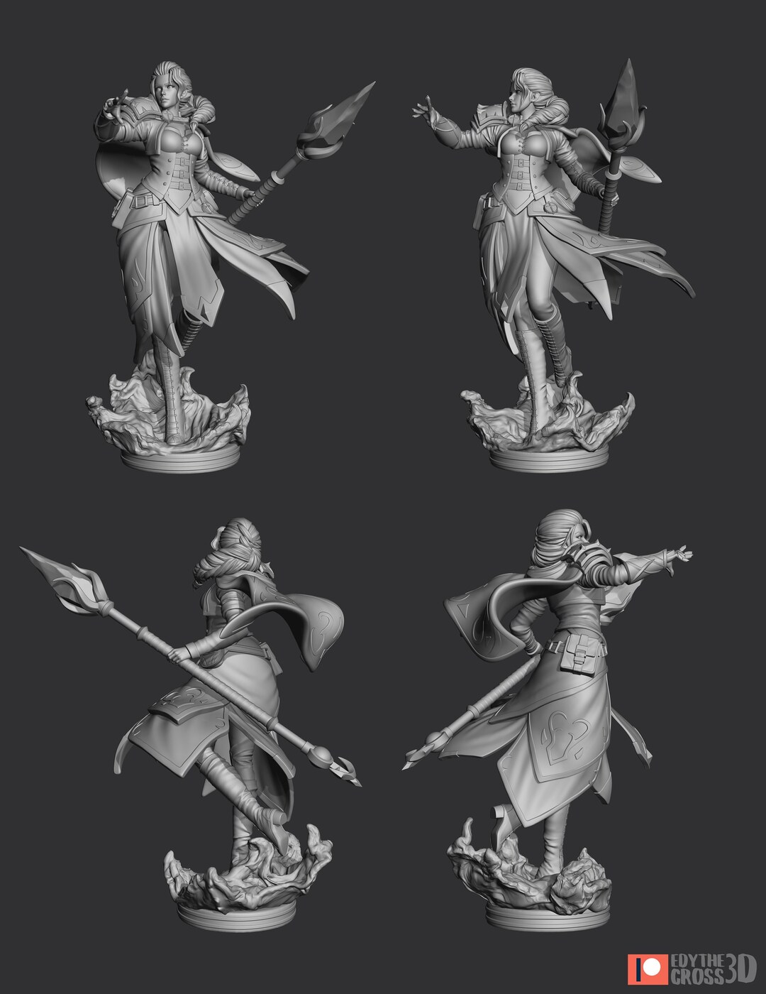 Jaina Proudmoore World of Warcraft Nomnom Figure Resin Printed - Etsy