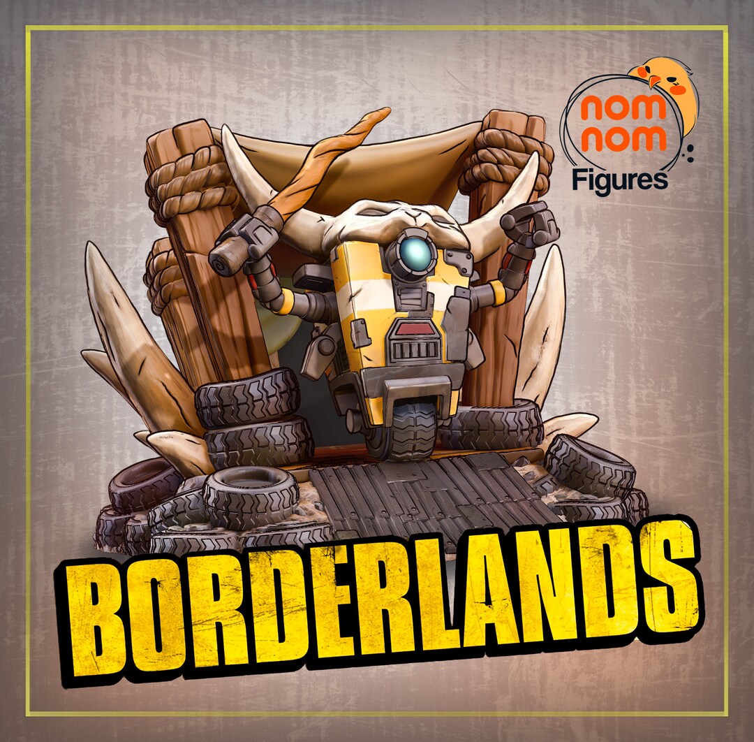 Chibi Claptrap Borderlands Nomnom Figure Resin Printed - Etsy