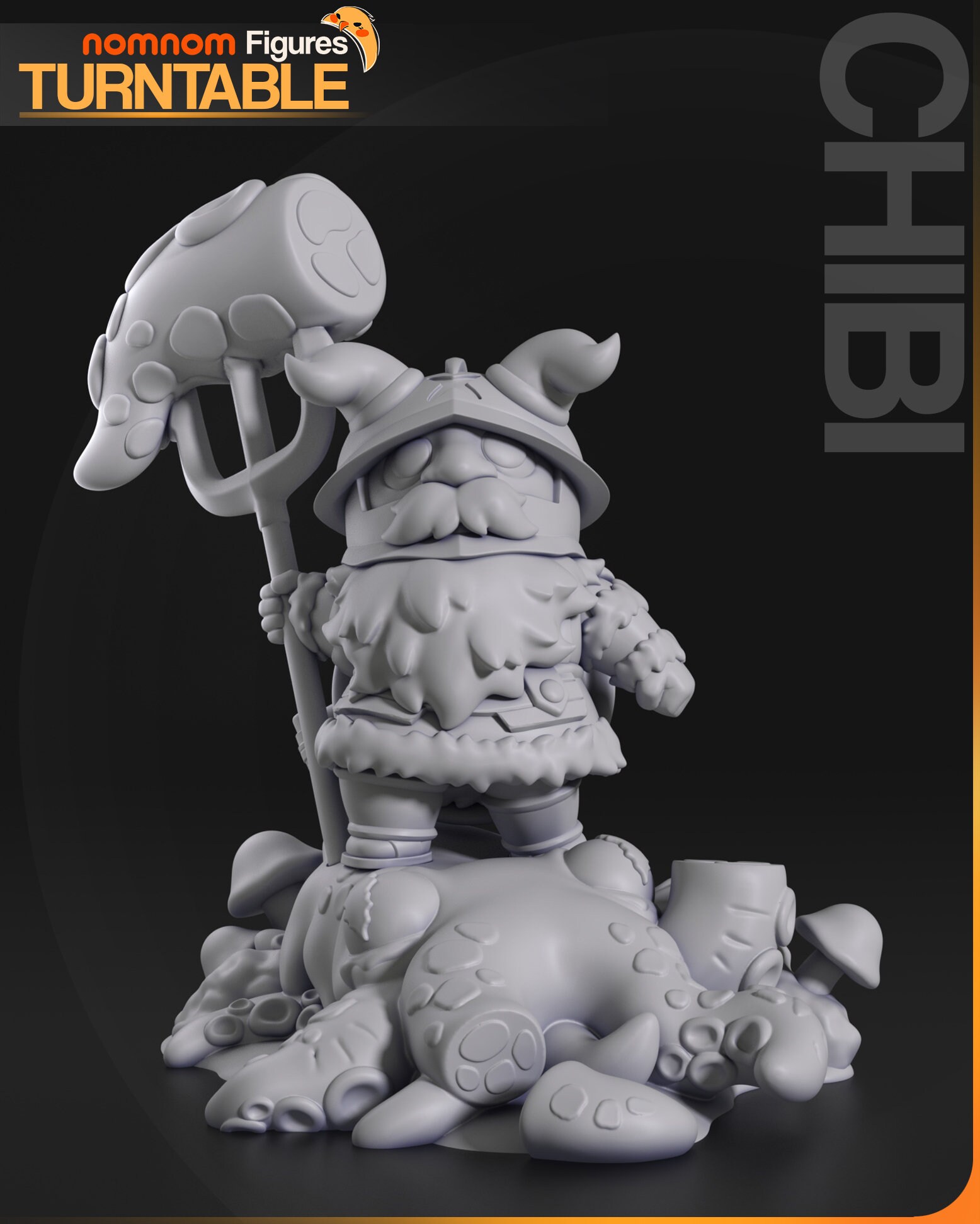 Chibi Senshi Dungeon Meshi Nomnom Figure Resin Printed - Etsy