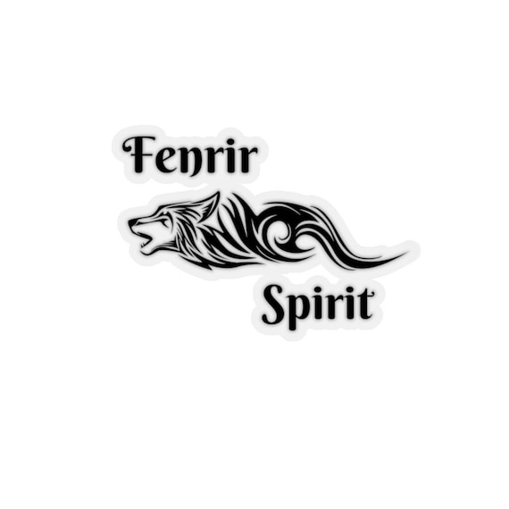 Fenrir Wolf Viking Sticker Norse Design Nordic Decal - Etsy