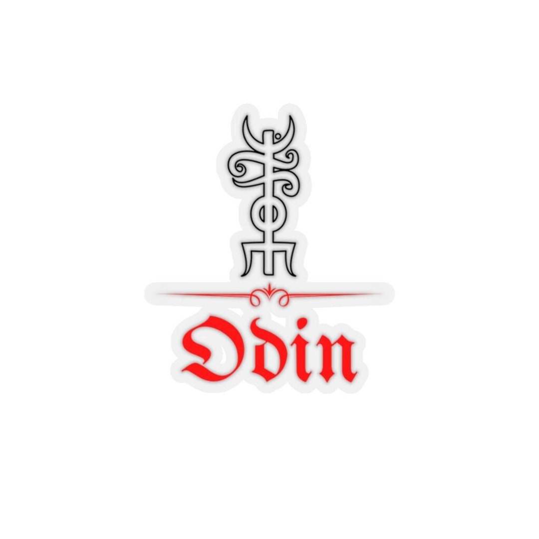 Odin Viking Sticker Norse Decal Nordic Symbol Viking Vinyl Odin Decal ...