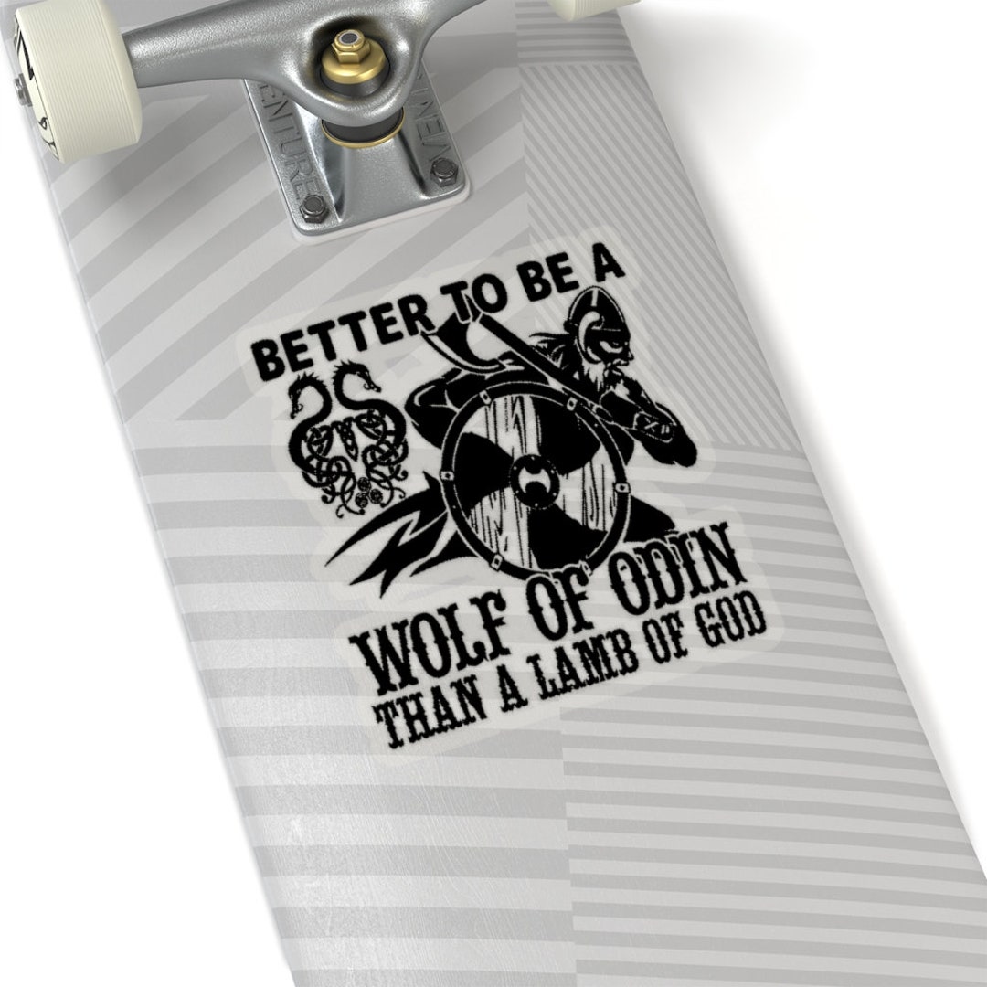 Wolf of Odin Viking Sticker Norse Warrior Decal Viking Dragons Vinyl ...