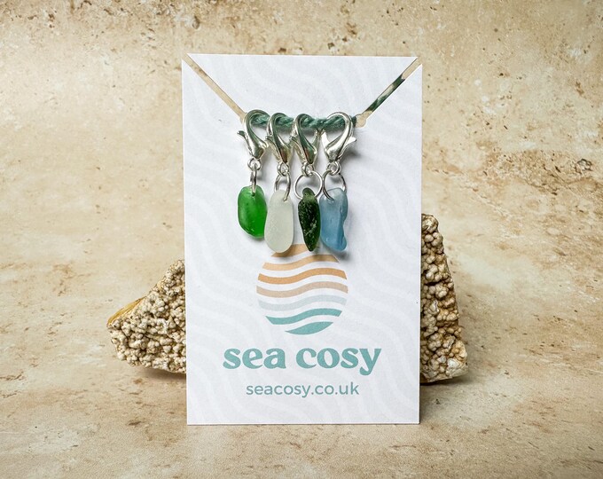 Sea Glass Crochet Stitch Markers - Etsy