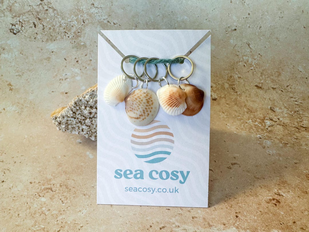 Sea Shell Knitting Stitch Markers - Etsy