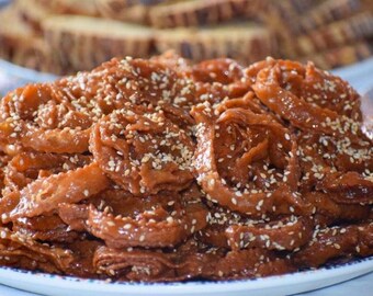 Handmade Moroccan Chebakia Sweets | Almond Shabakia | Fedex Shipping - Etsy