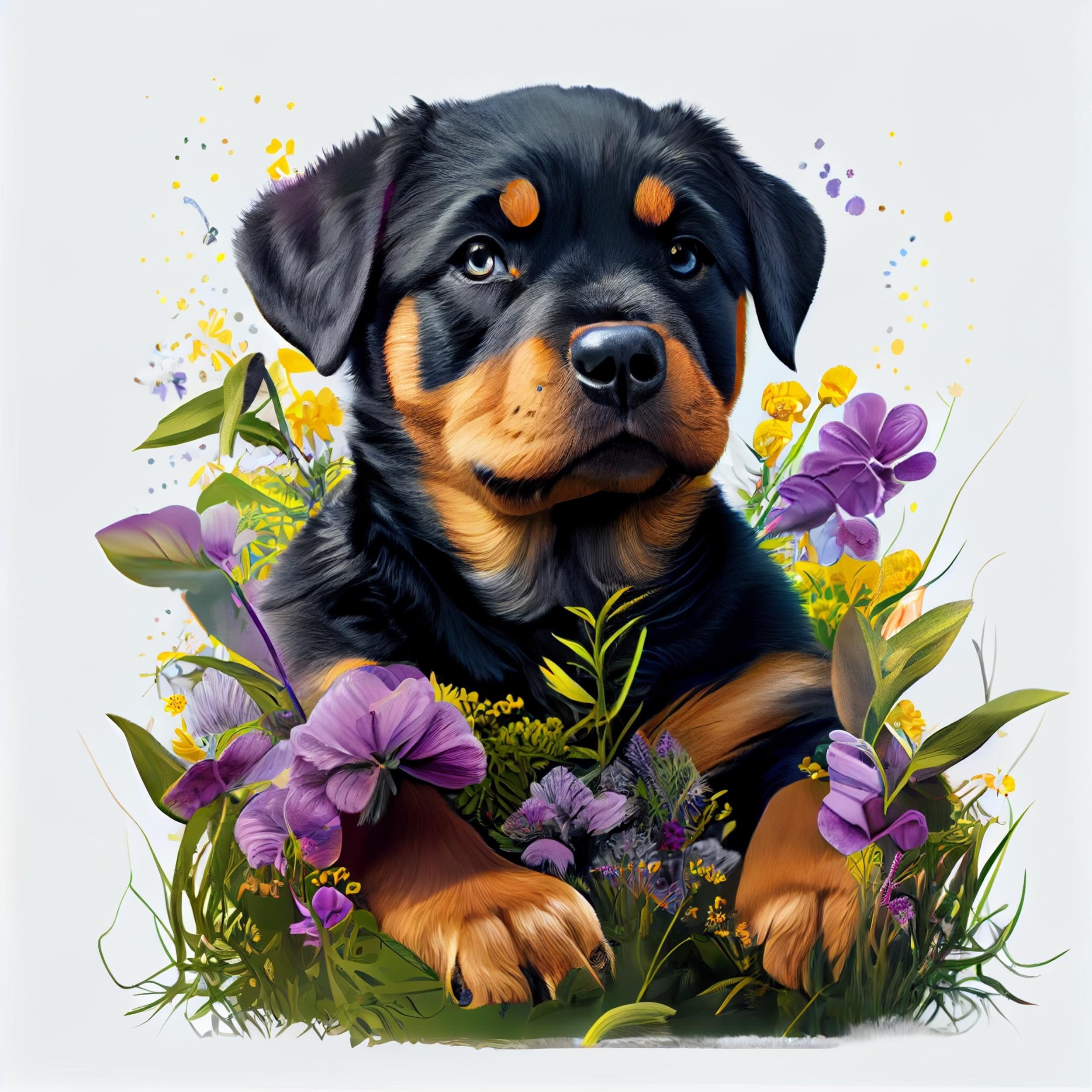 Mean Rottweiler Drawings