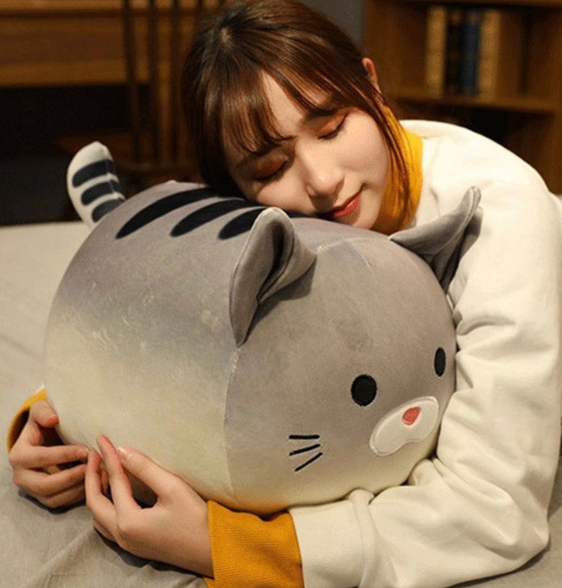 Cat Plush Kawaii Mochi Cat Stuffed Animal Plushie Kawaii | Etsy