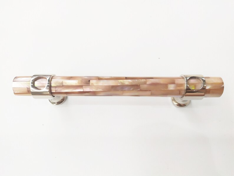 Inlaid Mother of Pearl Long Tube Pull Pearl Cabinet Handle - Etsy