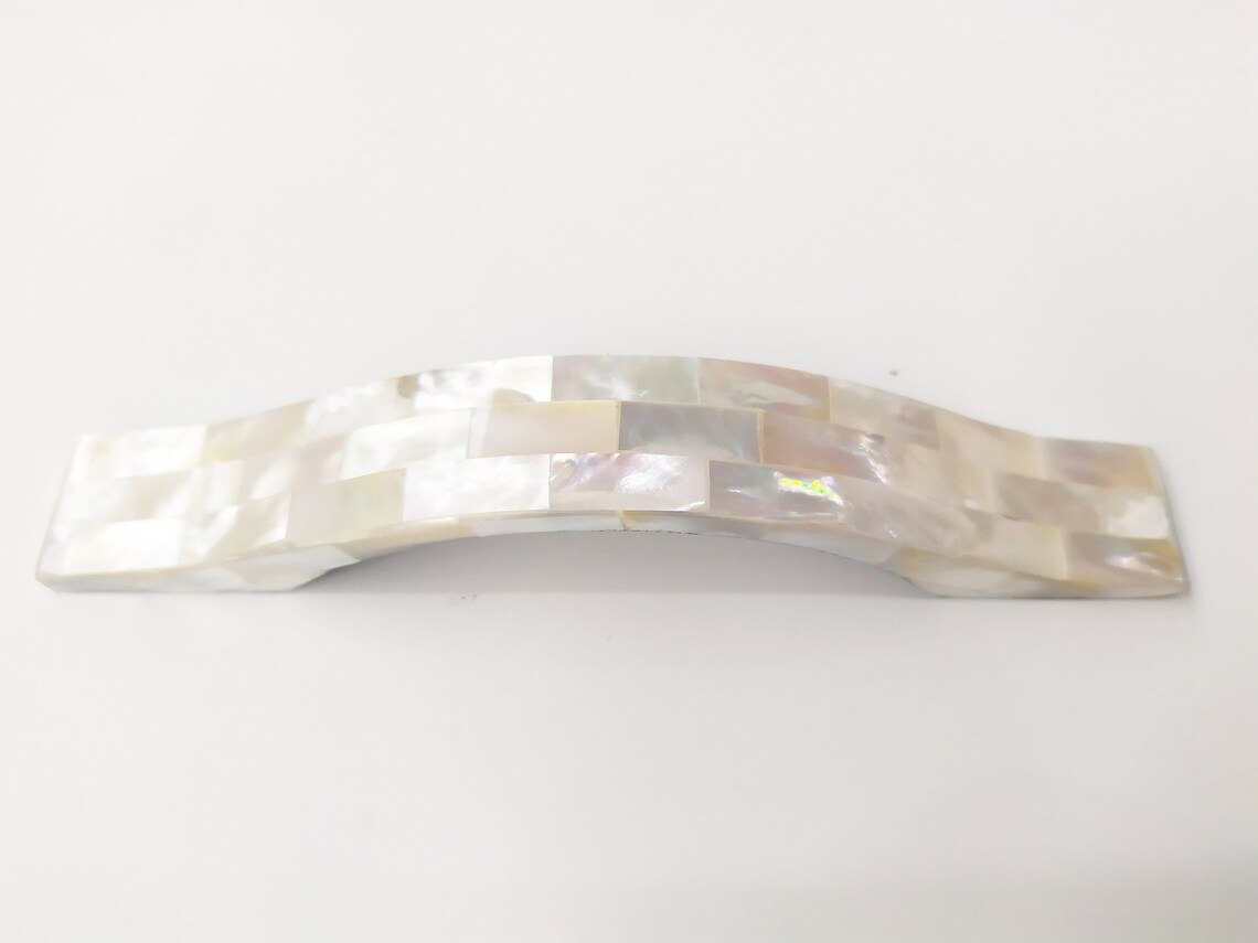 Mother of Pearl Bow Pull Pearl Cabinet Bridge Handle - Etsy