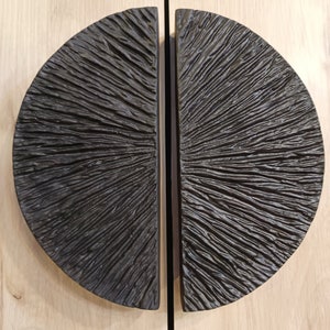 Metal Round Contemporary Front Door Pull , the Sun Rise Texture Main ...