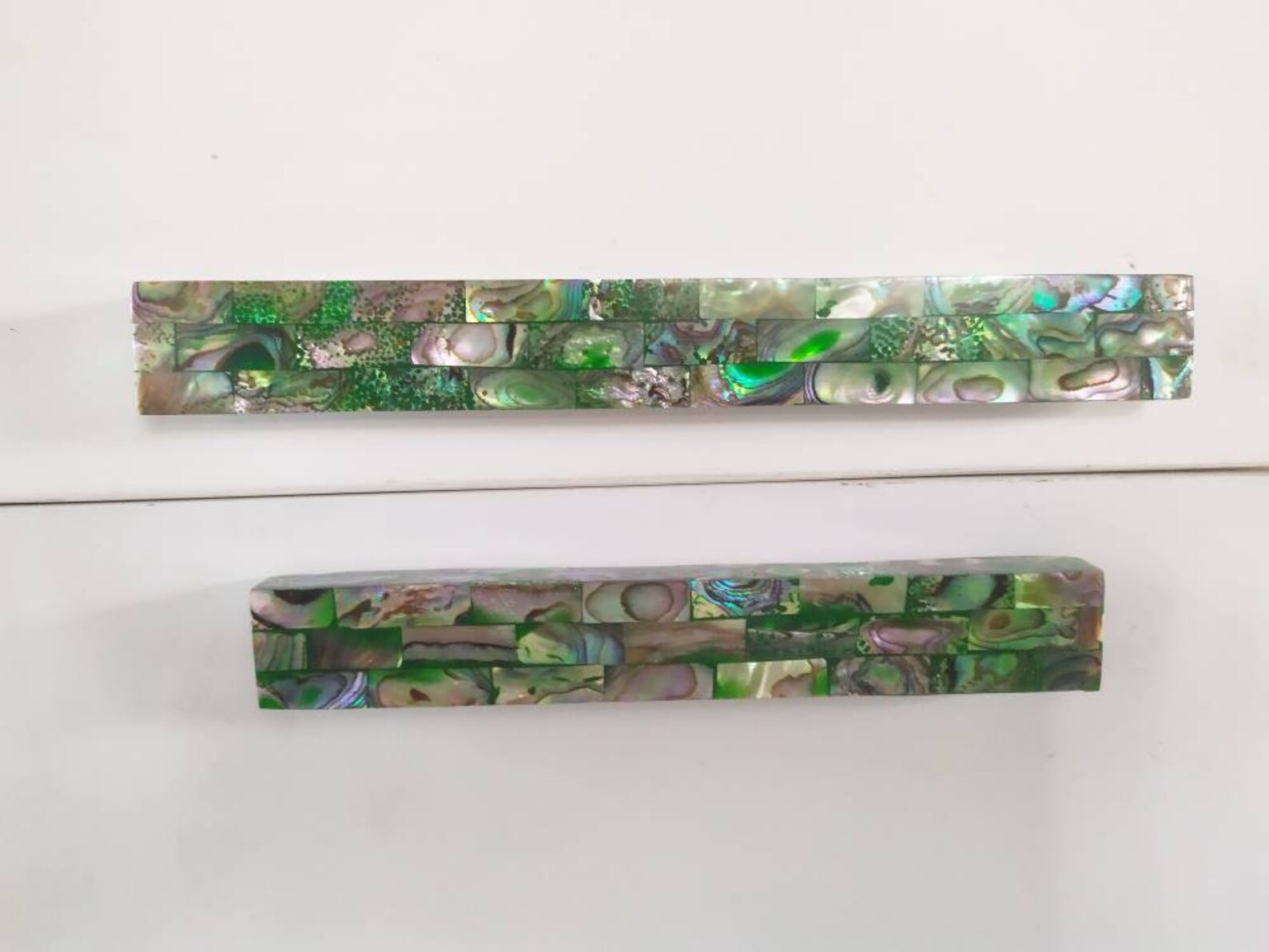Abalone Green Streamline Pull - Rare Mosaic Streamline Pearl Cabinet ...