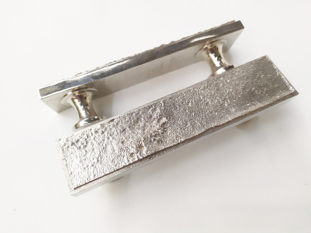 Metal Contemporary Long Bar Pull Stringray Textured Cabinet - Etsy
