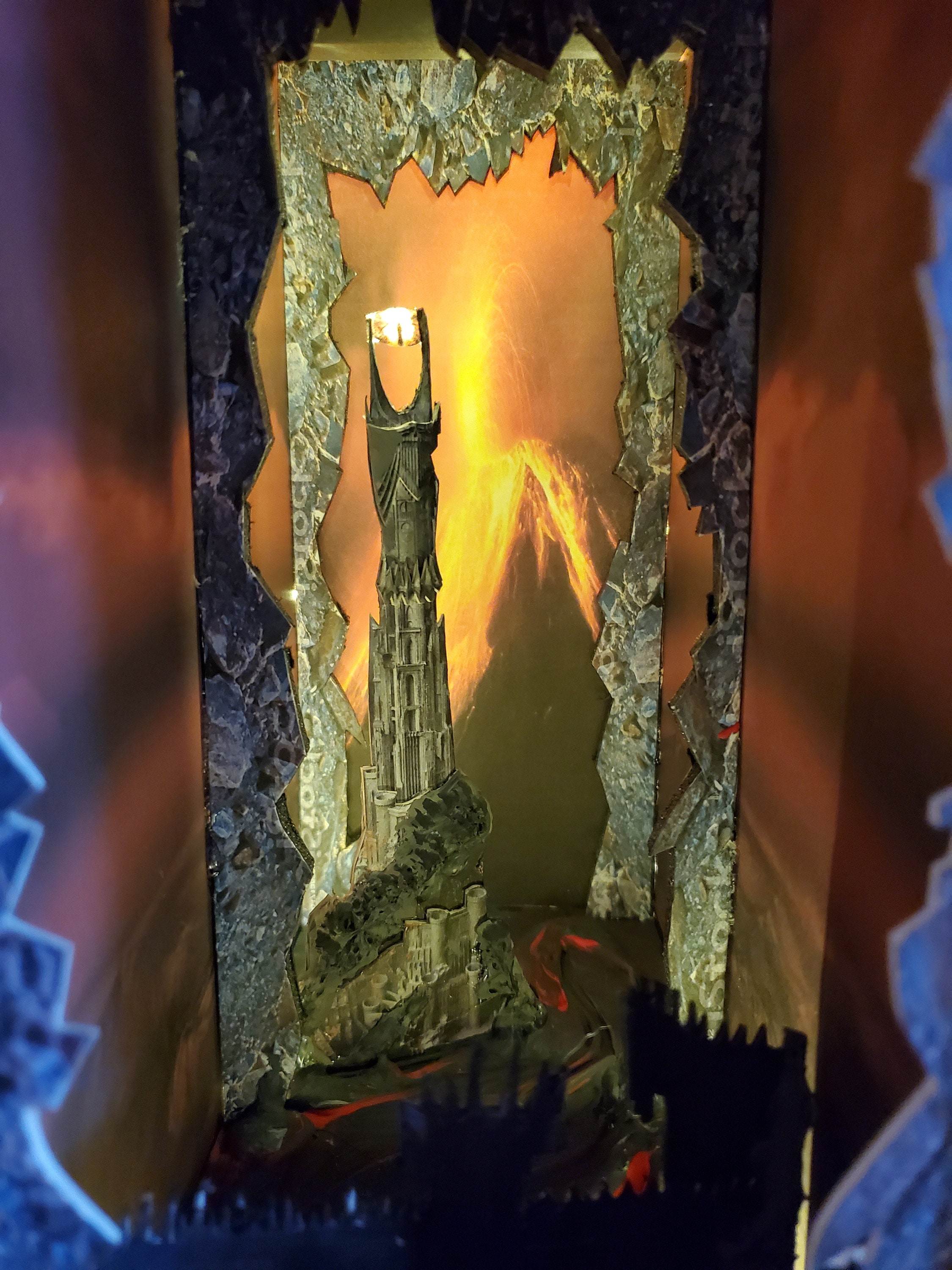 Mordor Lord of the Rings Book Nook - Etsy