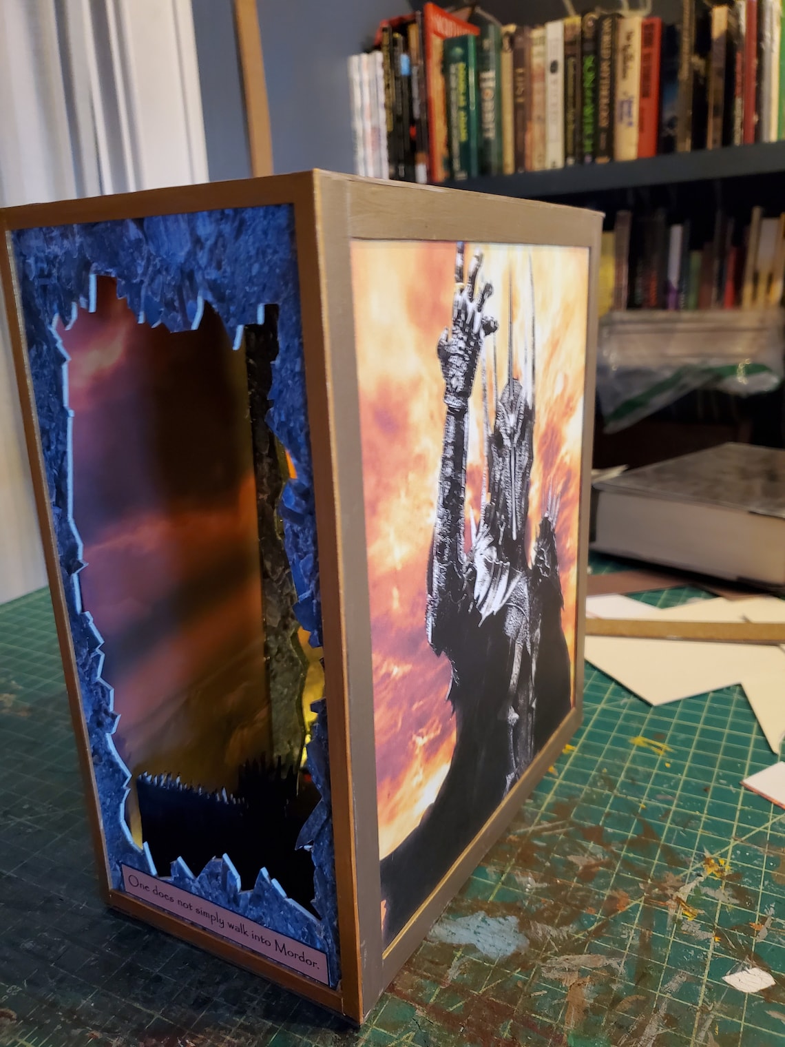 Mordor Lord of the Rings Book Nook - Etsy