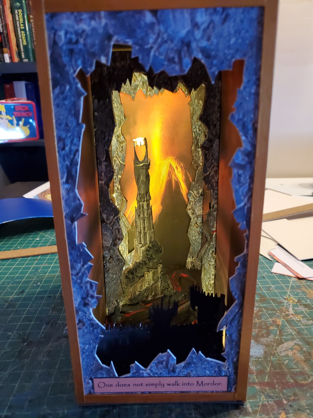 Mordor Lord of the Rings Book Nook - Etsy