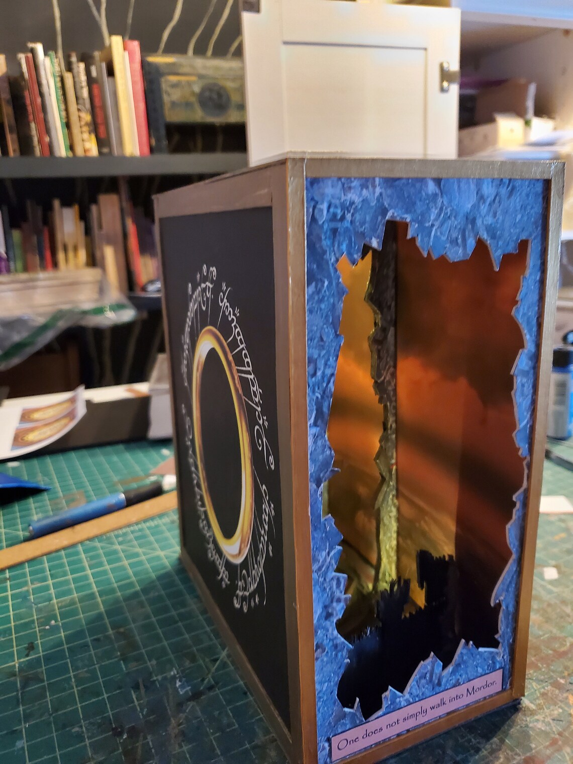 Mordor Lord of the Rings Book Nook - Etsy