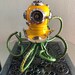 Octopus/ Diving Helmet/ Ocean Art/ Sea Monster/ Tranquil/ Unique ...