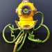 Octopus/ Diving Helmet/ Ocean Art/ Sea Monster/ Tranquil/ Unique ...