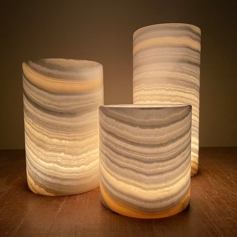 Stone Candle Holder - Etsy