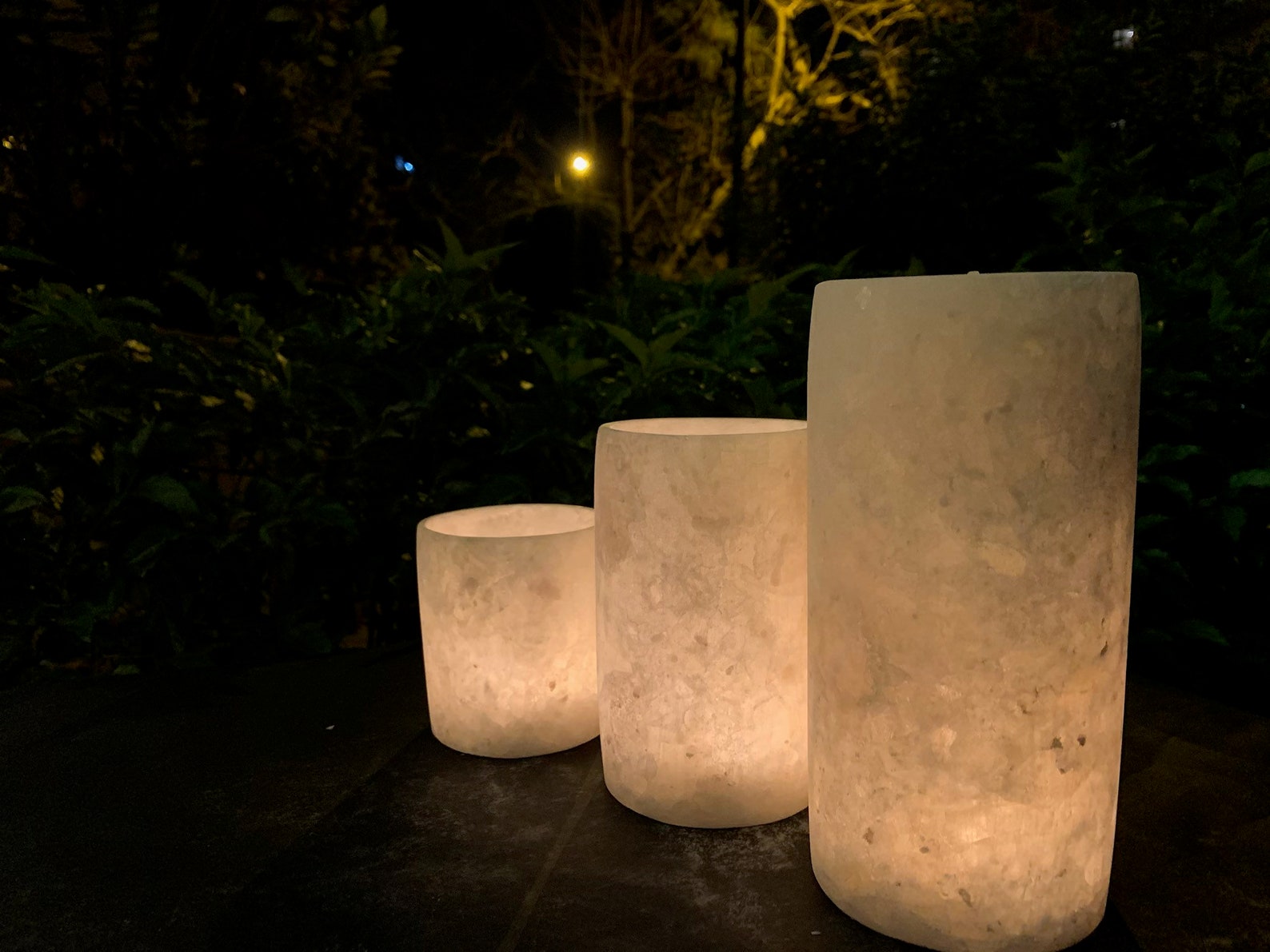 Alabastro egipcio Alabastro blanco forma del cilindro | Etsy