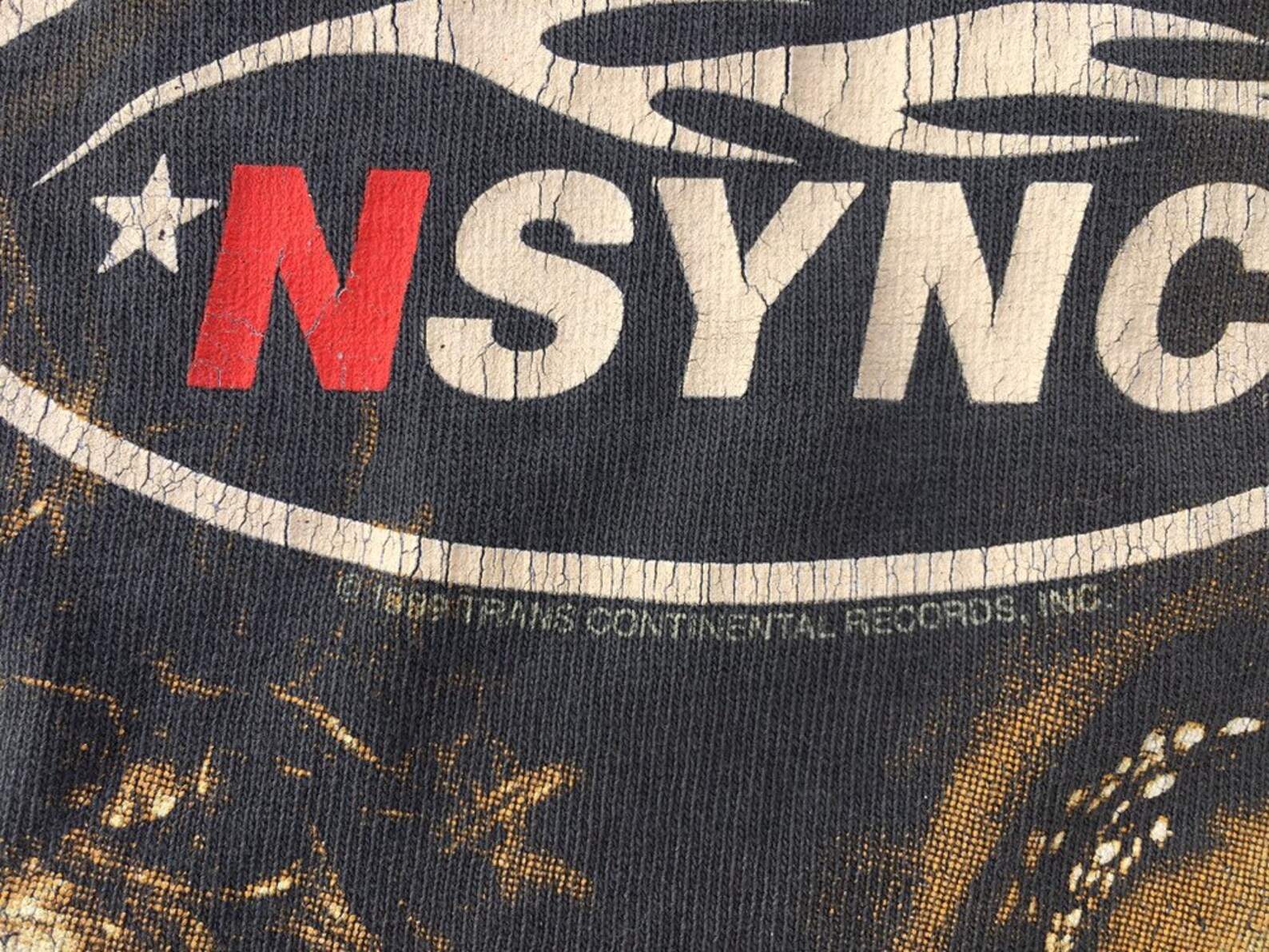 Nsync 1999 Transcontinental Records Vintage T-shirt Size M - Etsy