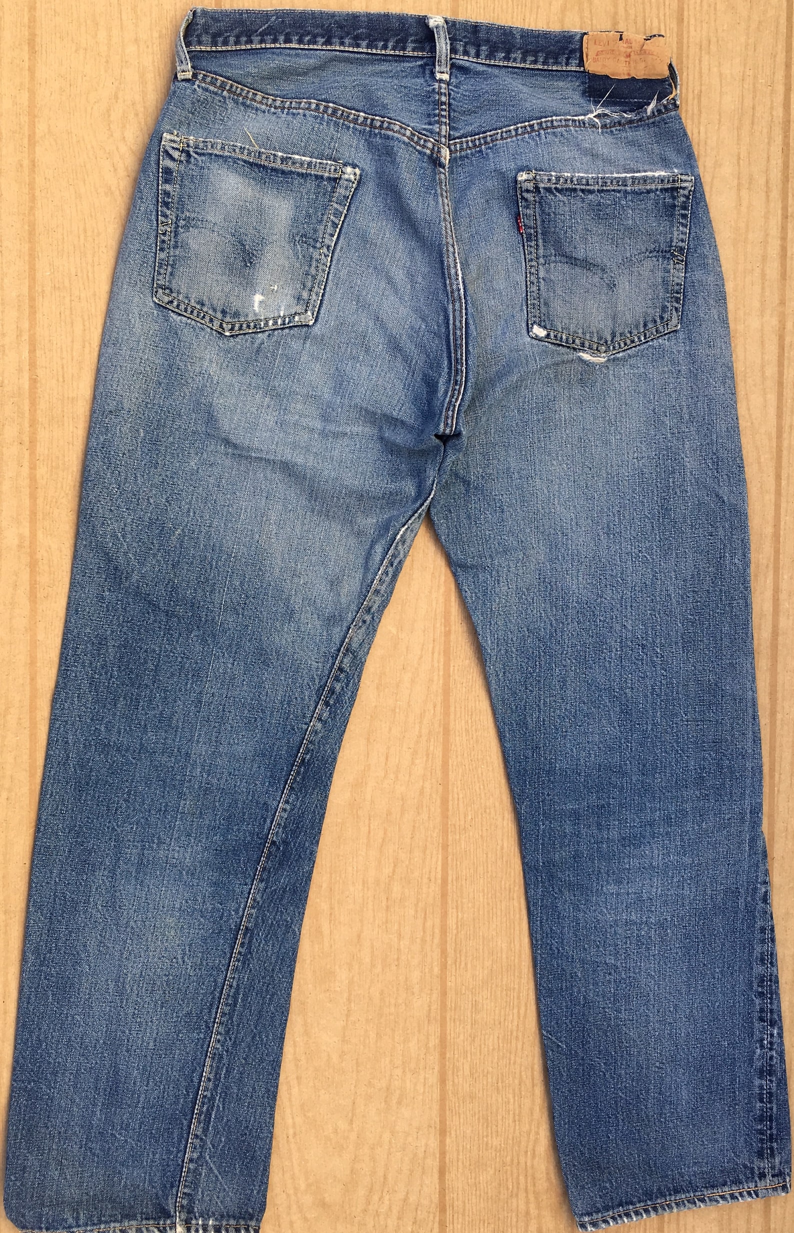 Levi's 1950's S Type Big '.E' XX 501 Vintage Jeans - Etsy