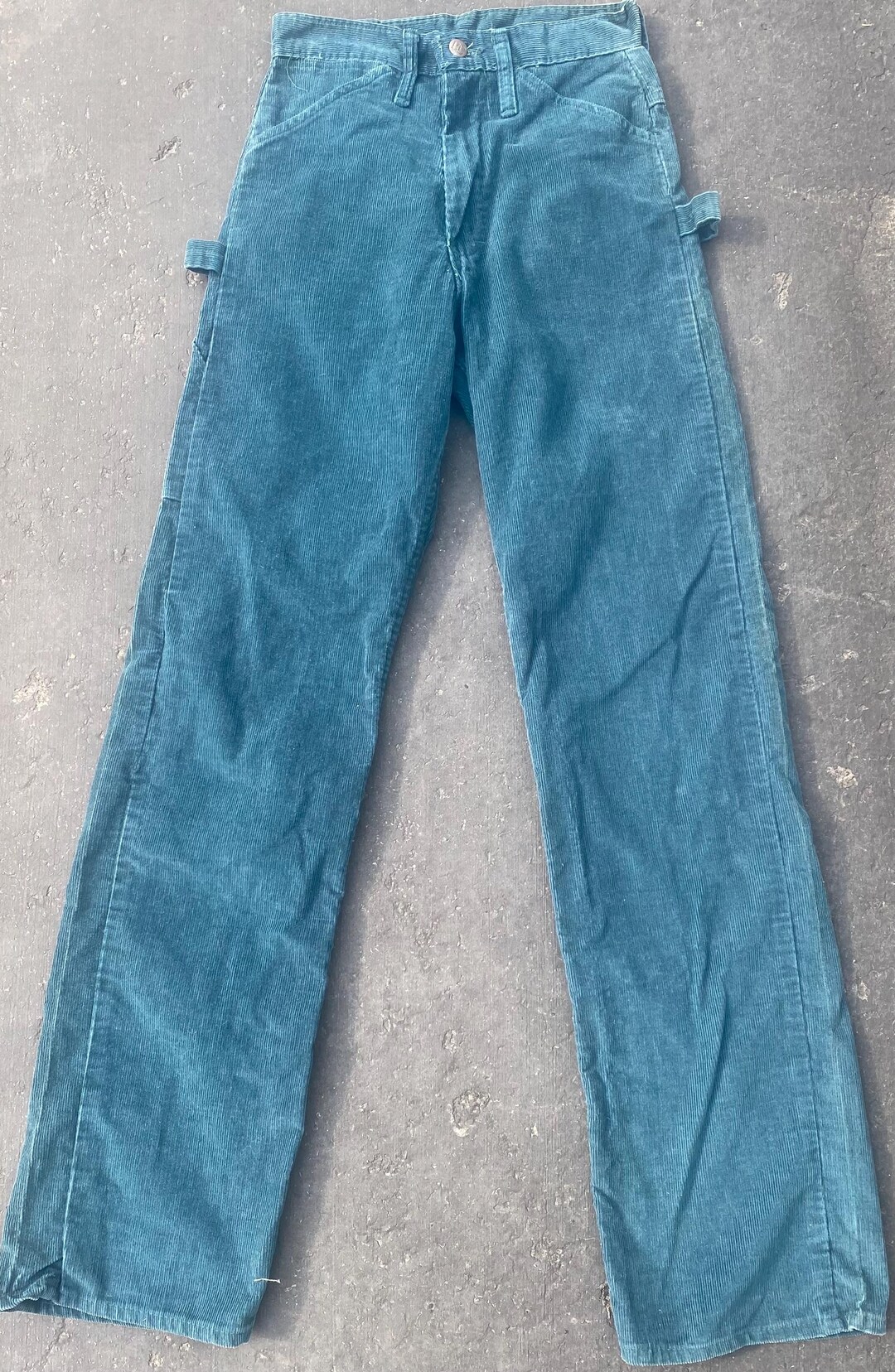 DEECEE 1970’s Corduroy Carpenter Vintage Pants Size 27 - Etsy