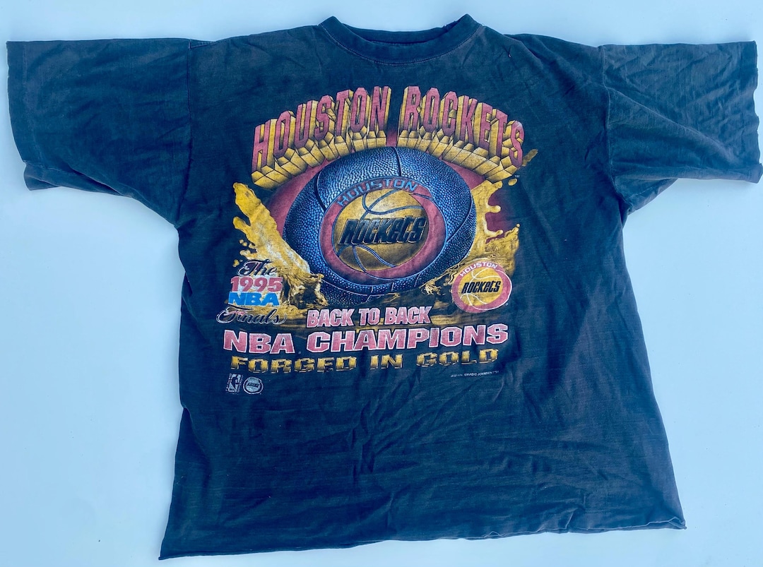 1995 Houston Rockets Back to Back NBA Champions Size (xl) - Etsy