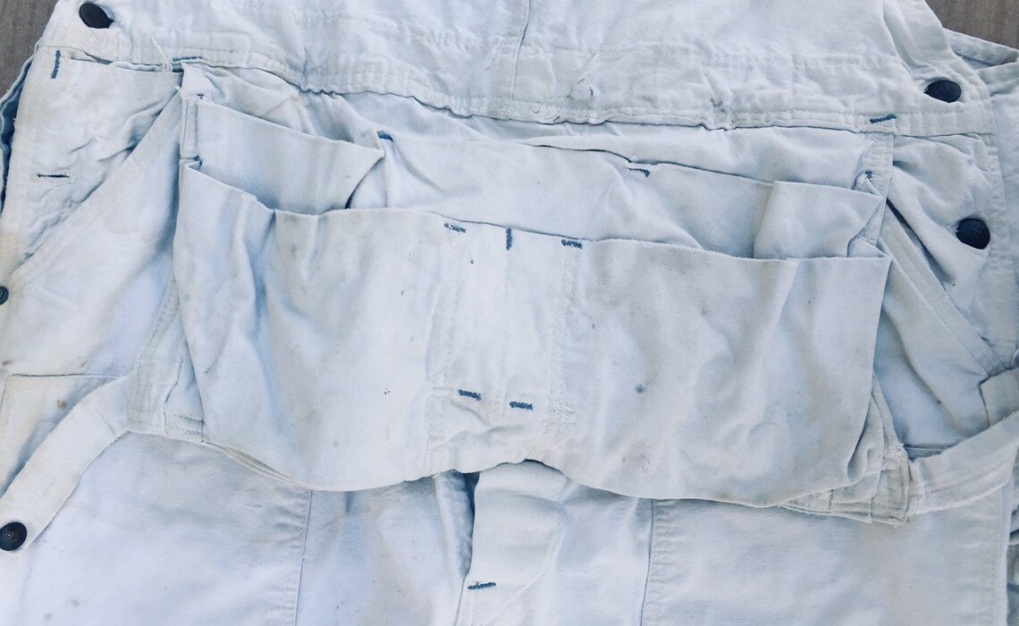 Sears Roebuck & Co. 1950’s Union Made White Vintage Bib Overalls Size ...