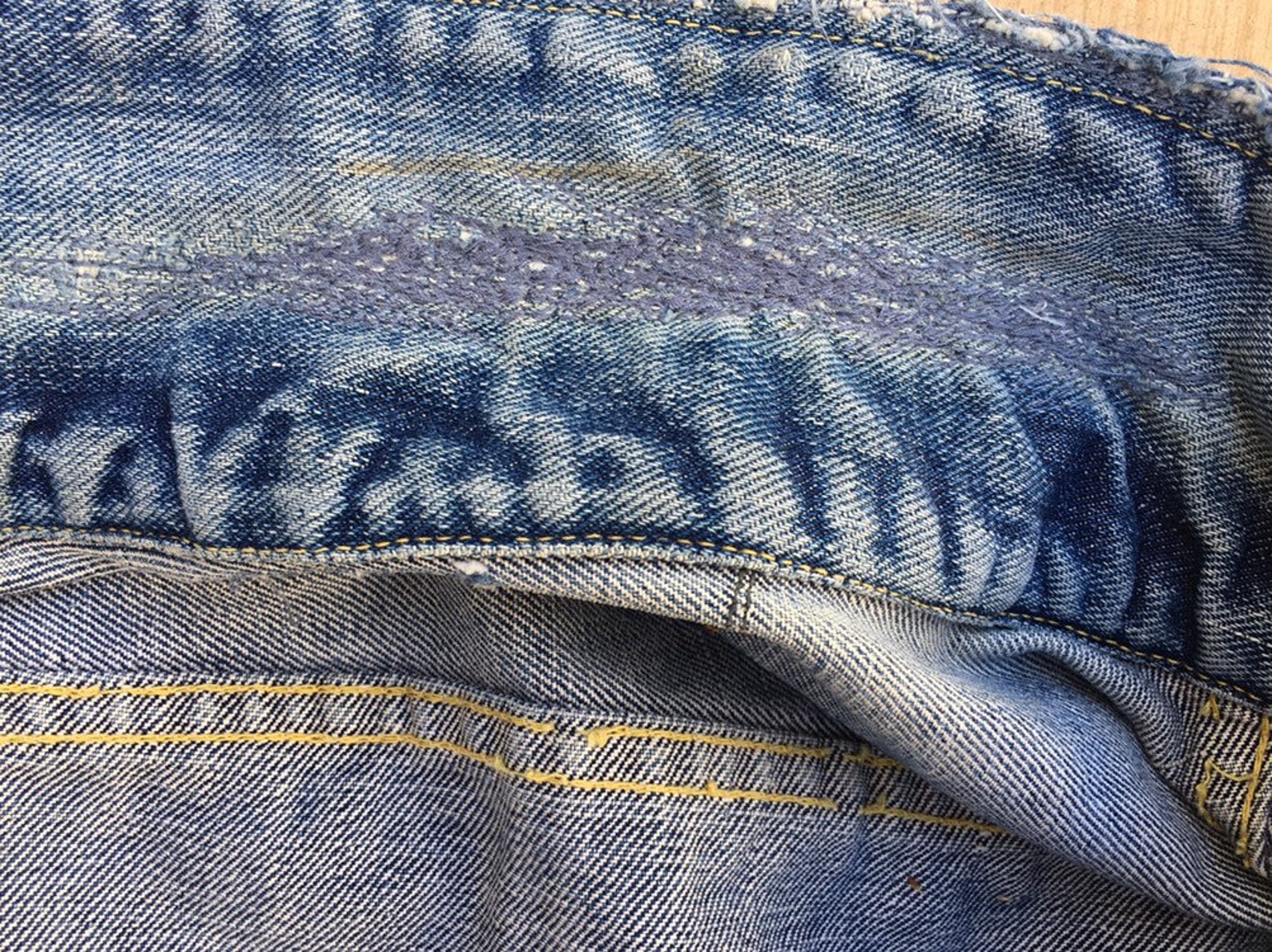 Lee Sanforized 101-J 1950's Unión Made Indigo Denim Vintage Jacket Size ...
