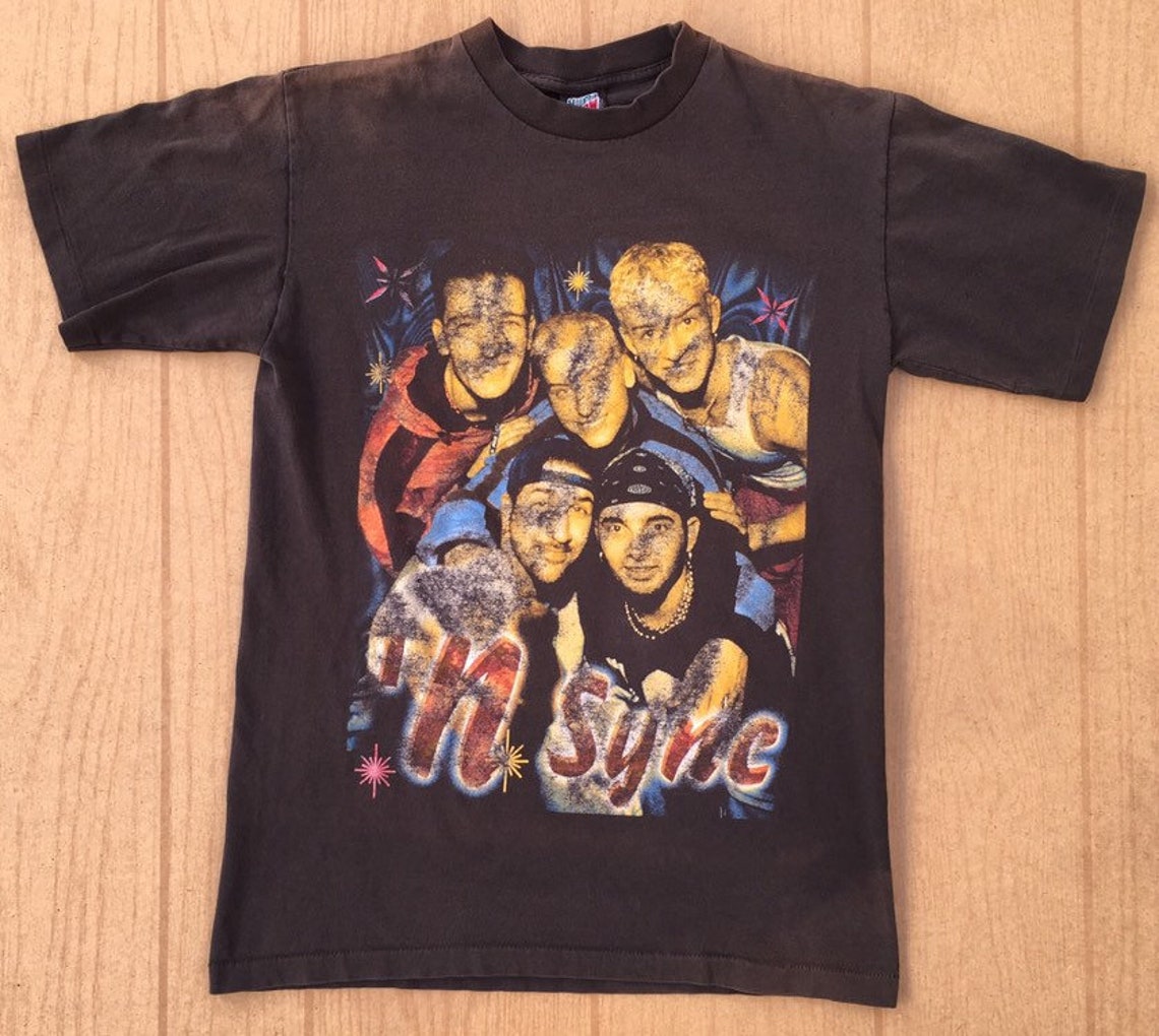 Nsync 1999 Transcontinental Records Vintage T-shirt Size S - Etsy