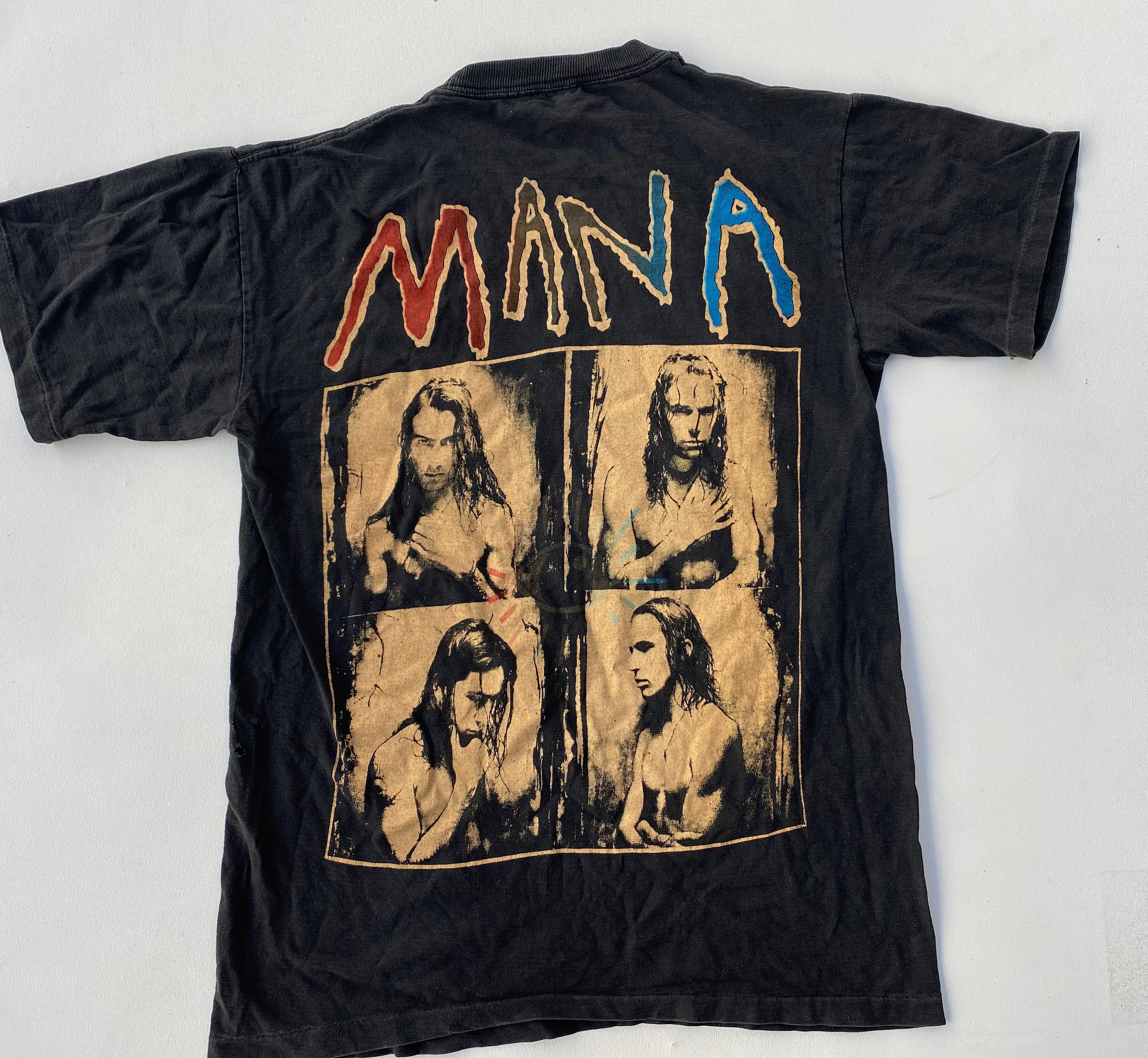 MANA Cuando Los Ángeles Lloran 90’s Vintage T-shirt Size M - Etsy